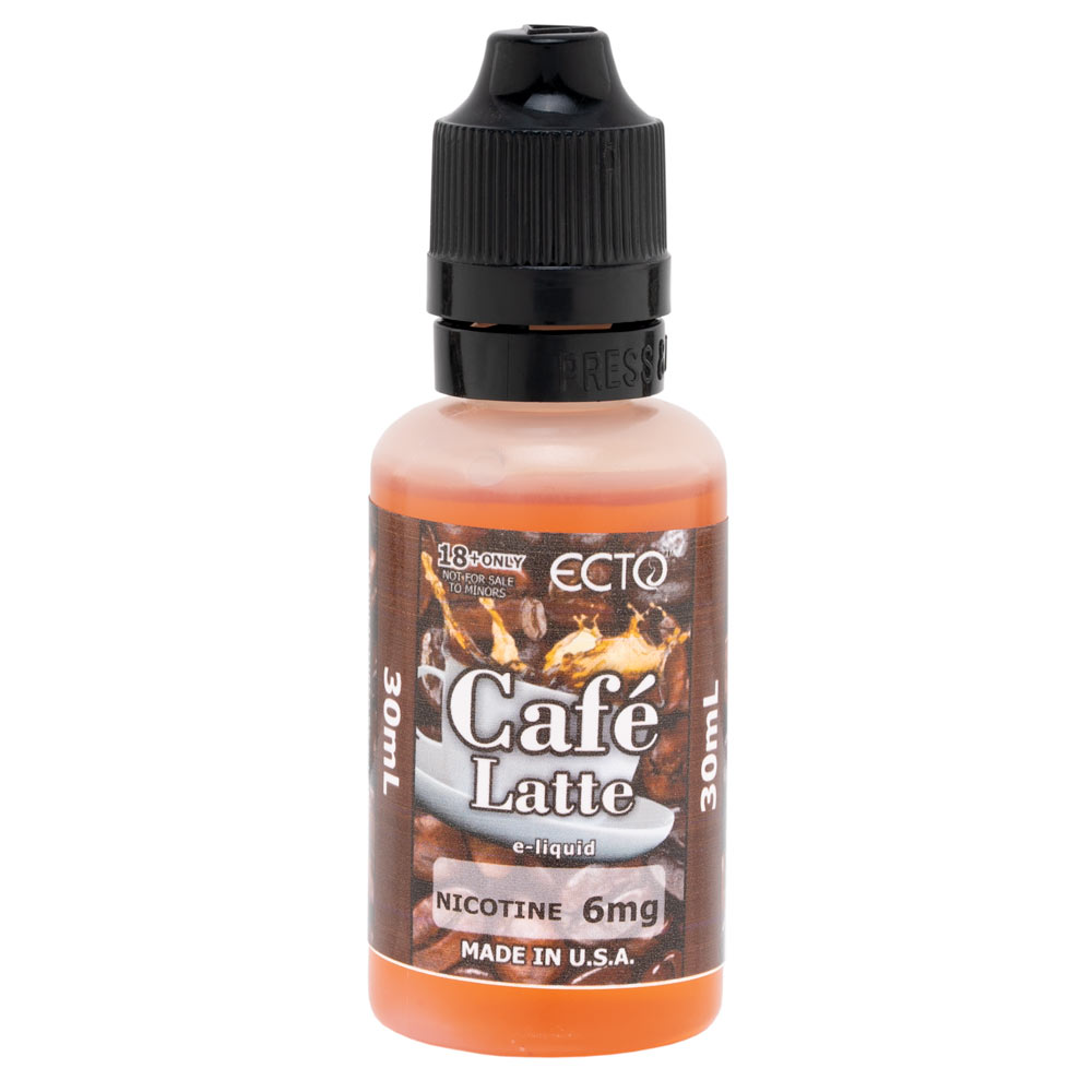 Cafe Latte E-Liquid - 30mL, ecto liquid